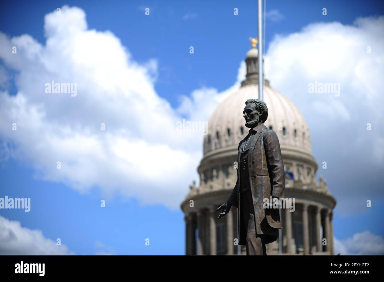 Steunenburg Park in front of the Idaho Capitol Building is home to the ...