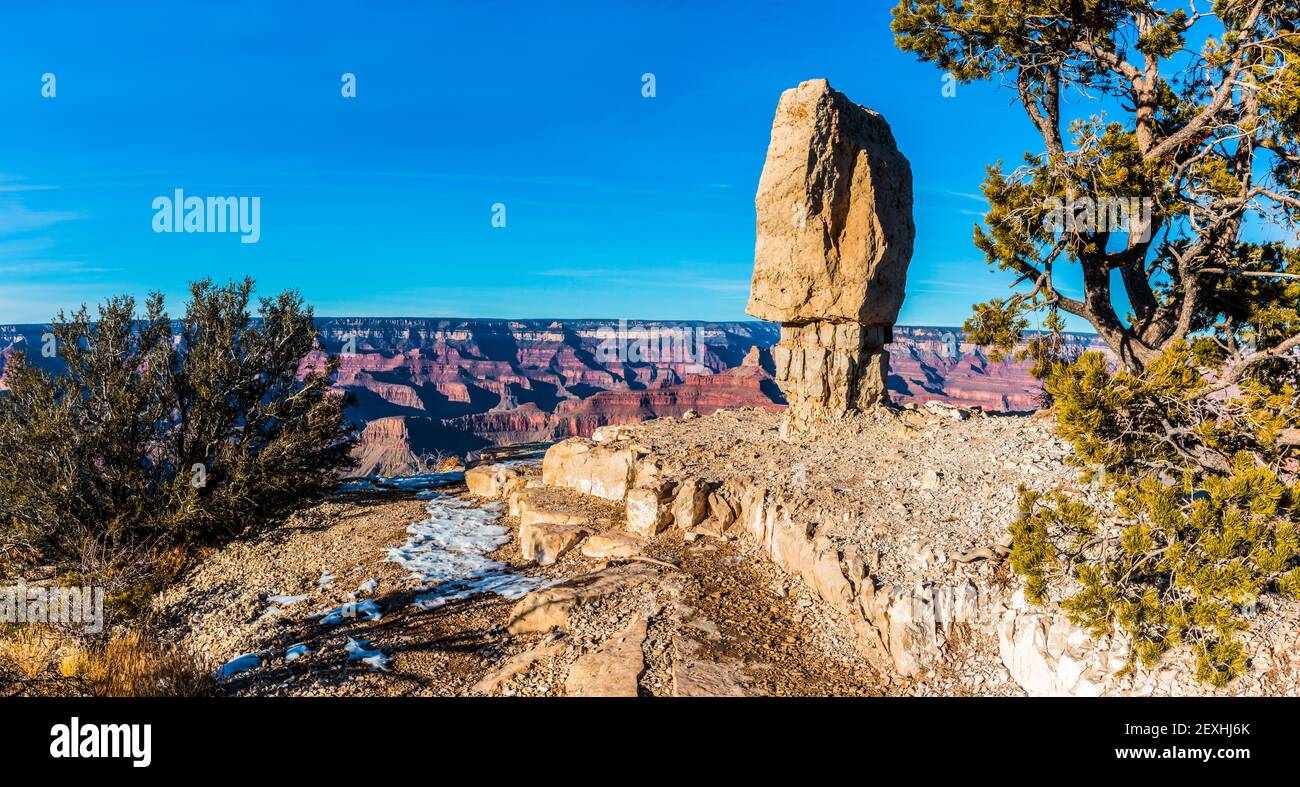 Shoshone Point On The South Rim, Grand Canyon National Park, Arizona, USA Stock Photo - Alamy