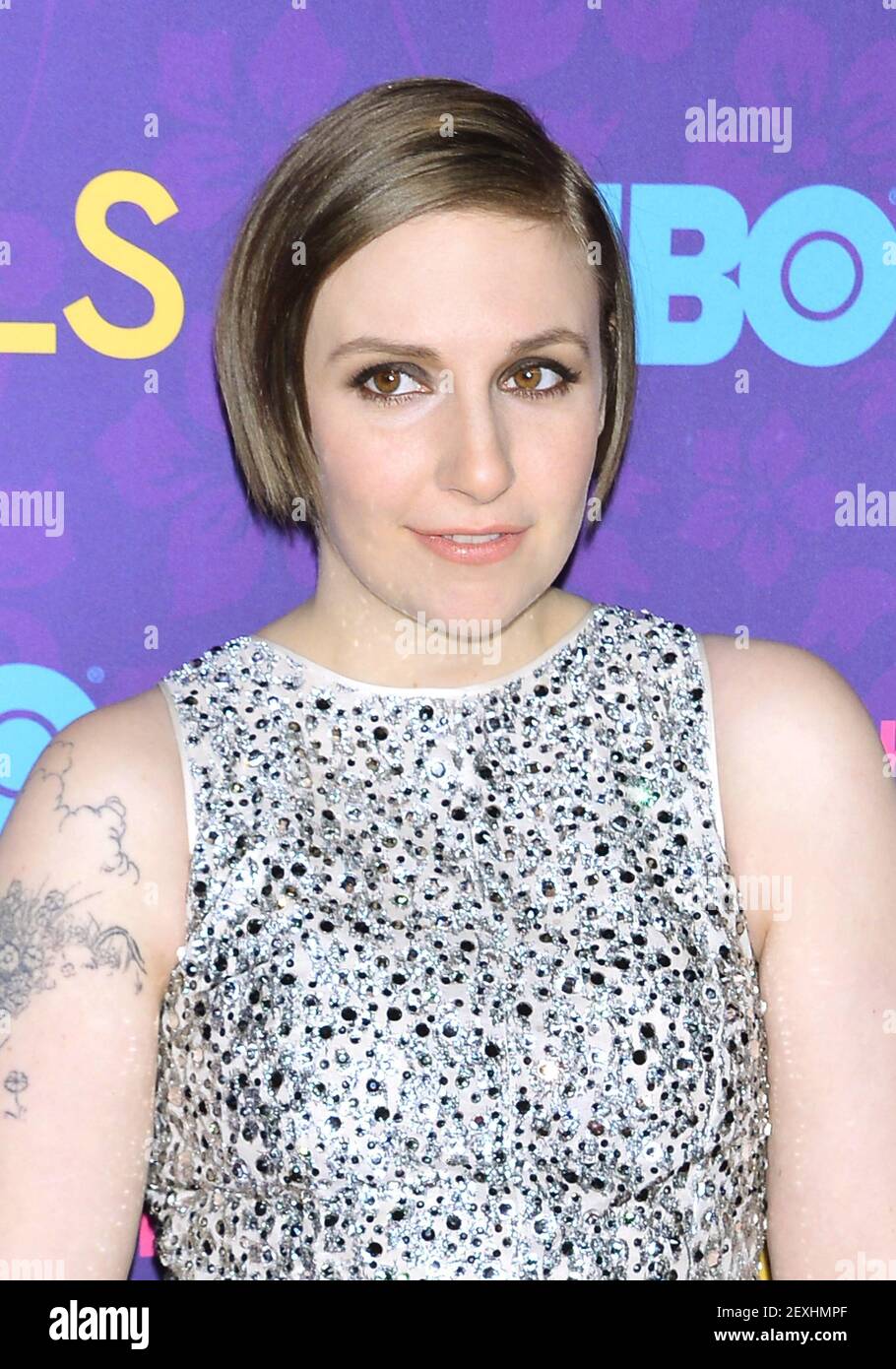 Lena Dunham at the New York Premiere of HBO's 3rd Season of "GIRLS" on ...