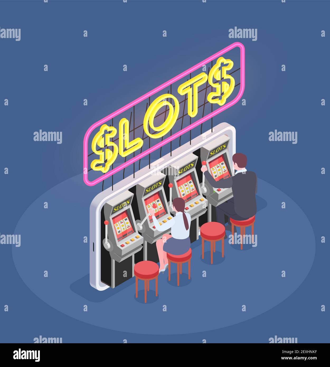 Machines money Stock Vector Images - Alamy