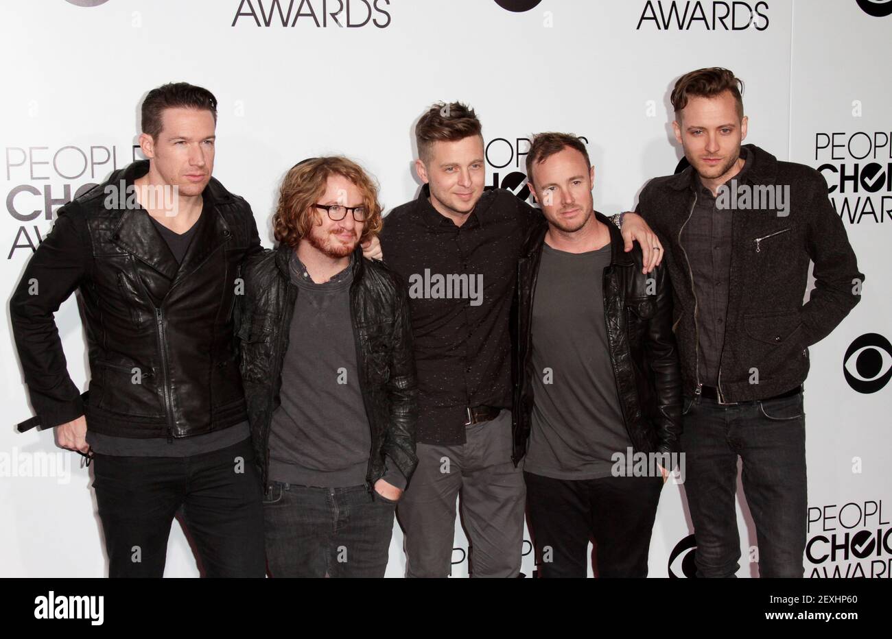 The Fray arrive at the 2014 People's Choice Awards held at the Nokia ...