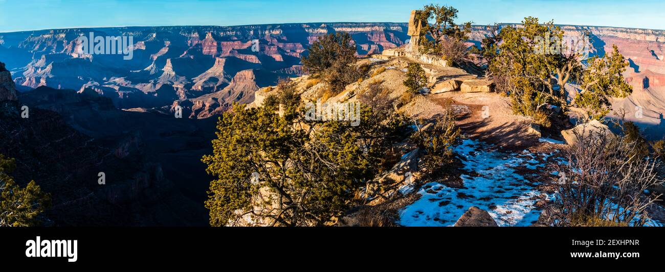 Shoshone Point On The South Rim, Grand Canyon National Park, Arizona, USA Stock Photo - Alamy