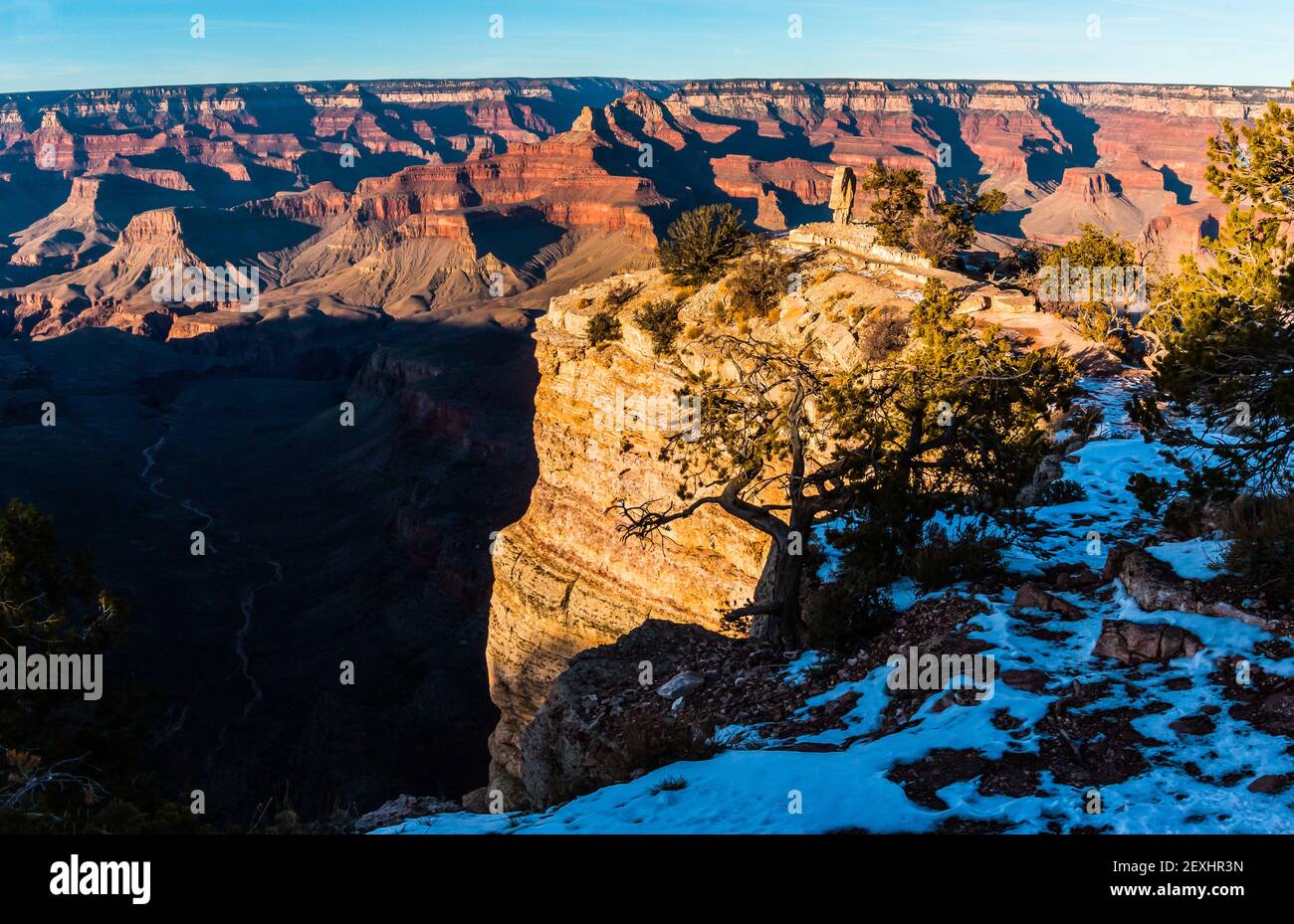 Shoshone Point On The South Rim, Grand Canyon National Park, Arizona, USA Stock Photo - Alamy