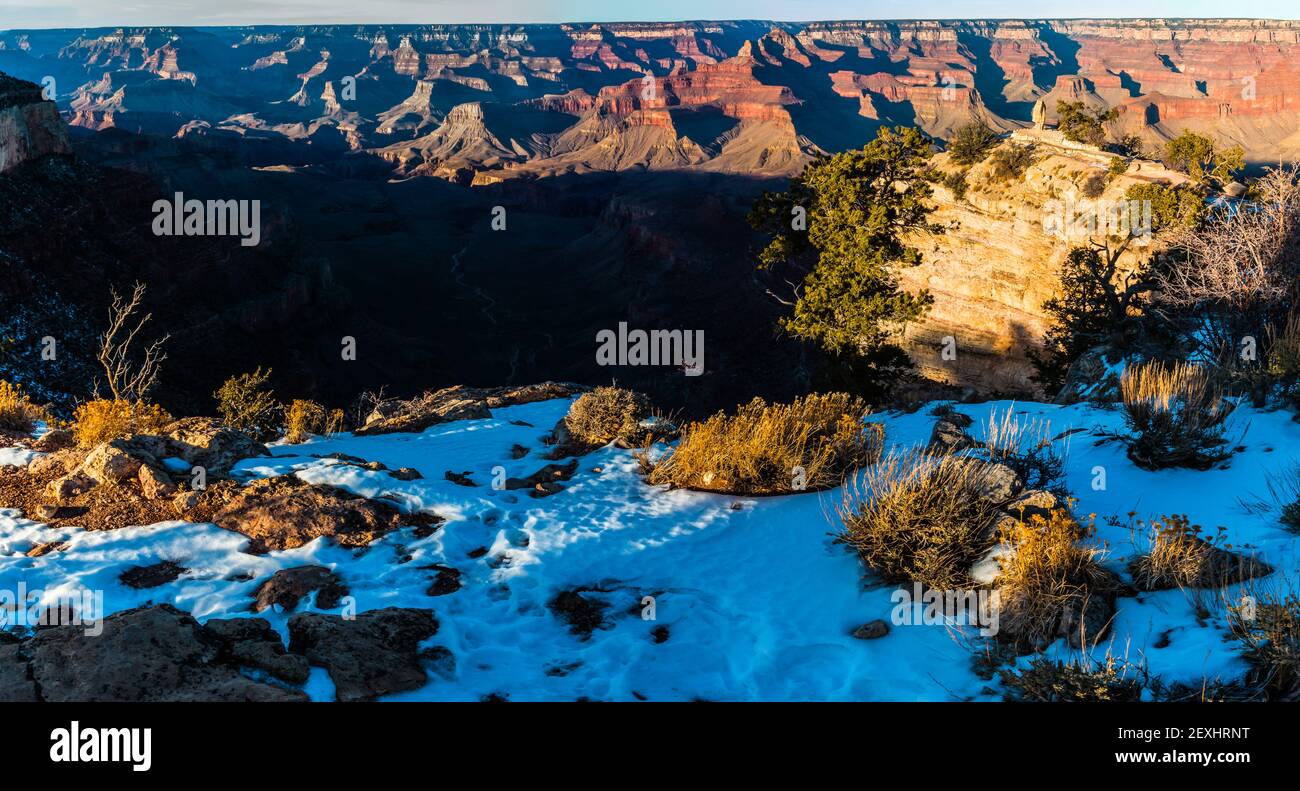 Shoshone Point On The South Rim, Grand Canyon National Park, Arizona, USA Stock Photo - Alamy