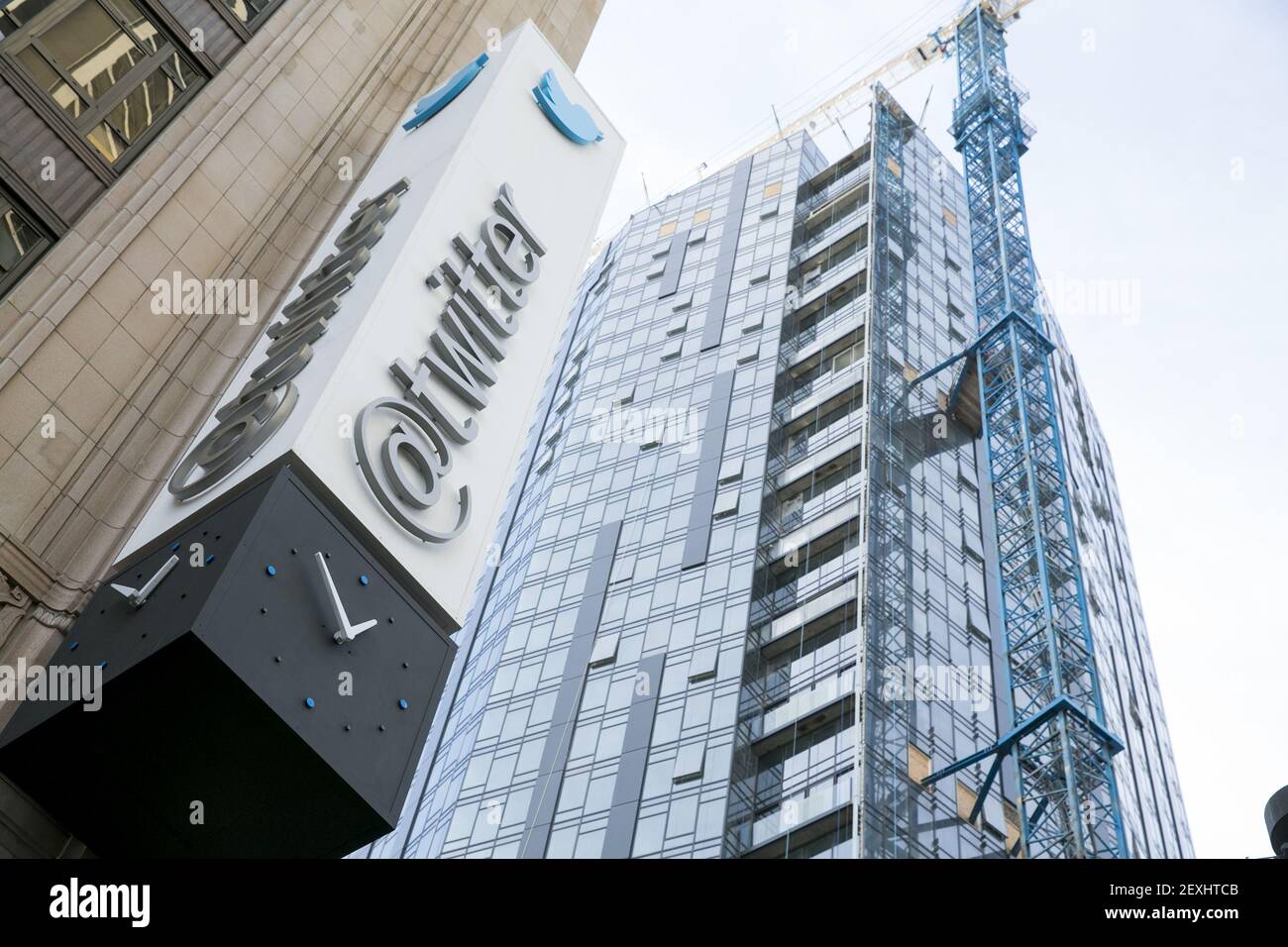 The new headquarters building of Twitter in downtown San Francisco ...