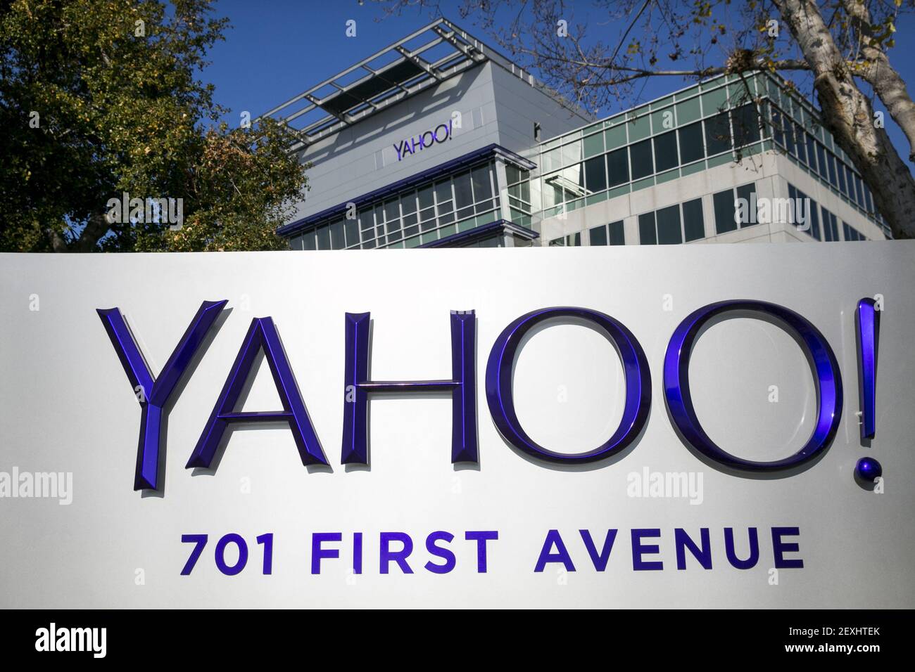The headquarters of Yahoo in Sunnyvale, California on January 1, 2014. Photo Credit: Kristoffer ...