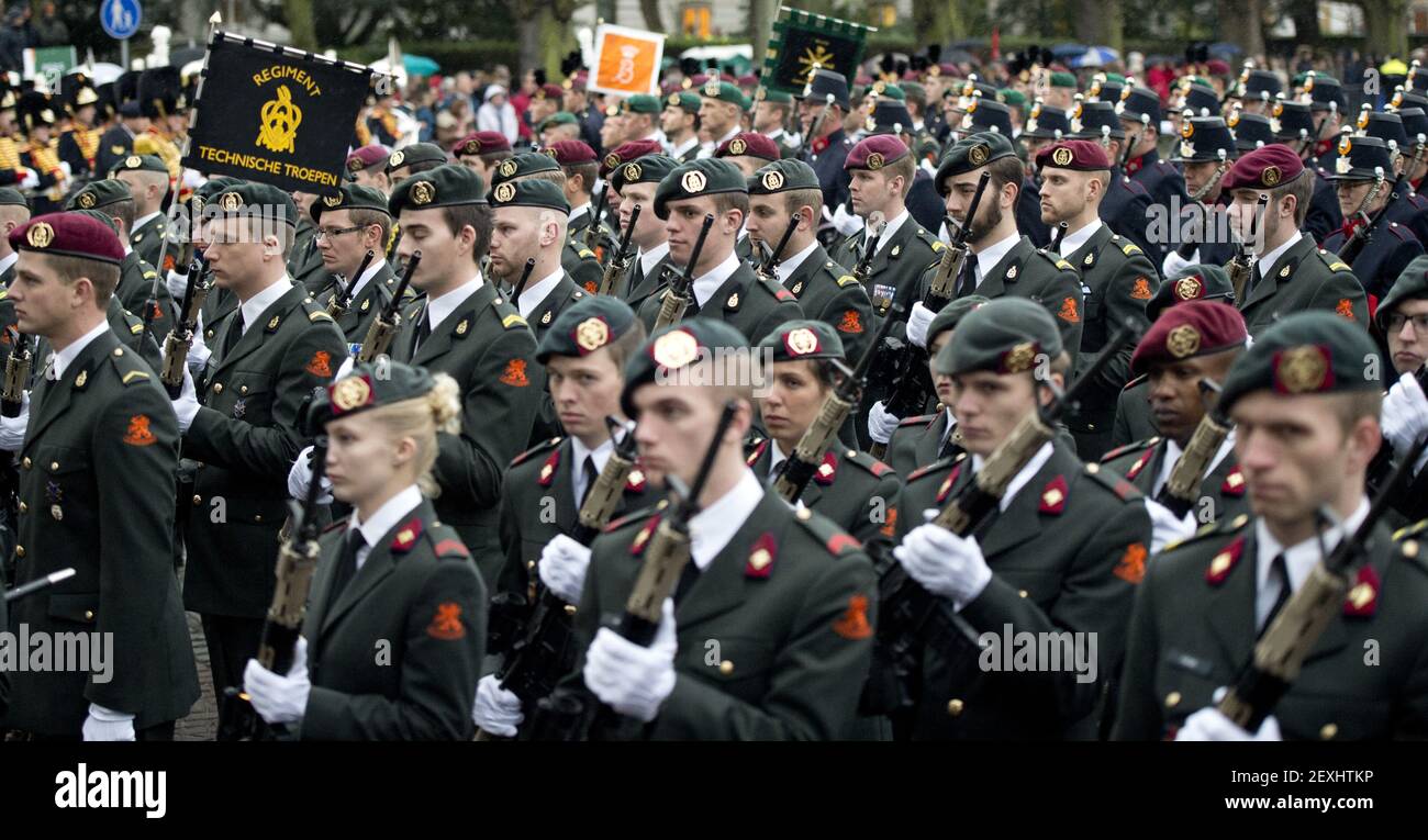 The Dutch military celebrate its 200th anniversary on January 9, 2014 ...