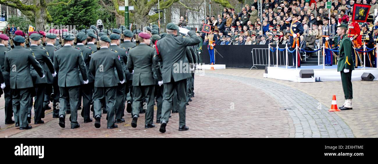 The Dutch military celebrate its 200th anniversary on January 9, 2014 ...