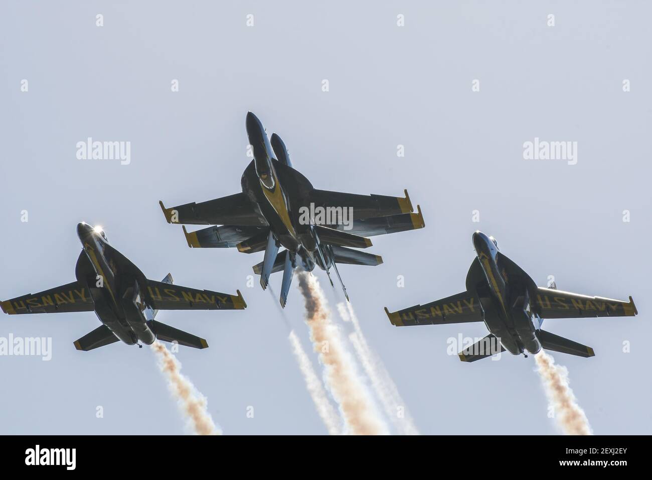 Blue Angels Flying in Formation Stock Photo - Alamy
