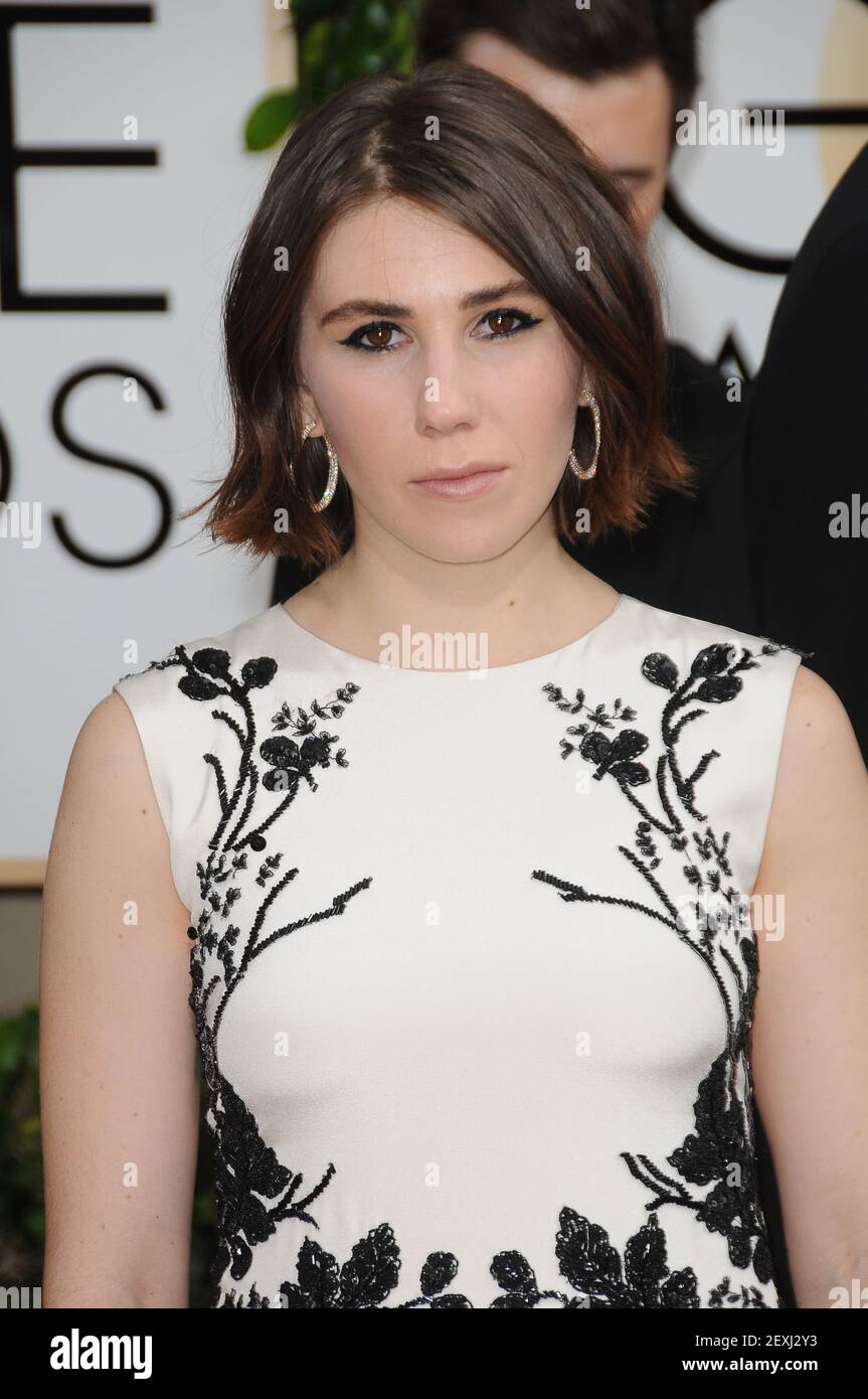 Actress Zosa Mamet arrives at the 71st Annual Golden Globe Awards held ...