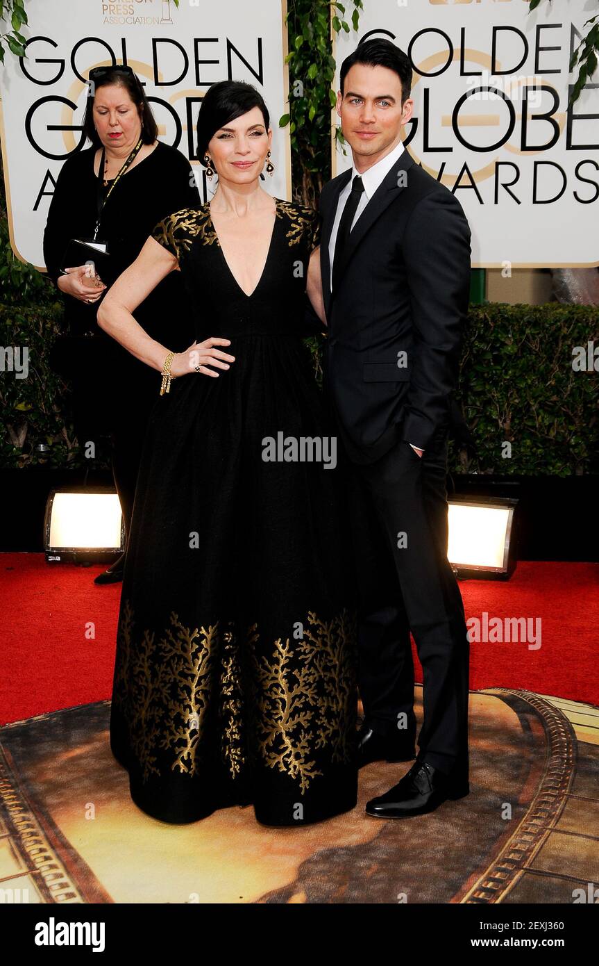 Actress Julianna Margulies arrives at the 71st Annual Golden Globe ...