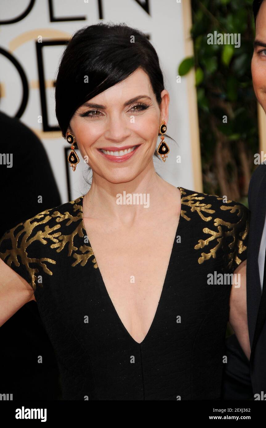 Actress Julianna Margulies arrives at the 71st Annual Golden Globe ...