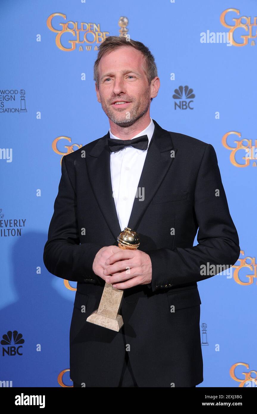 Director Spike Jonze wins a Globe for 'HER' in the Press Room at the ...