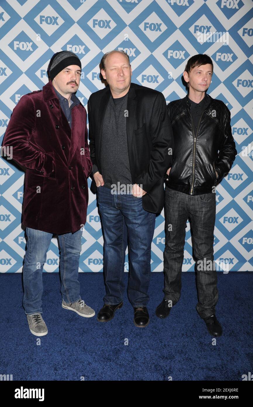 L-R: Jim Jefferies, Dan Bakkedahl, DJ Qualls attend the FOX Winter TCA ...