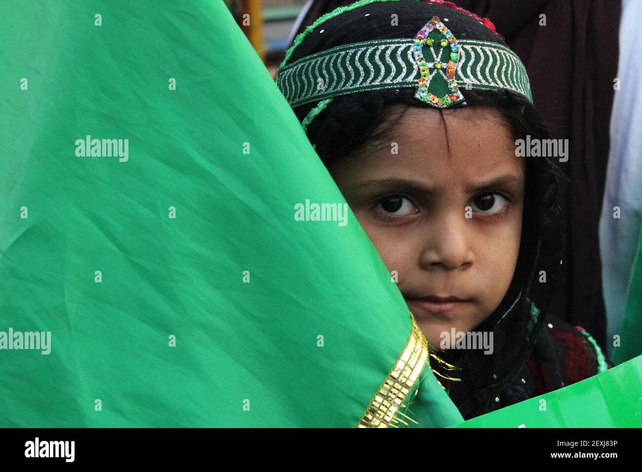 Pakistani faithfull Muslims take part in a religious procession to mark ...