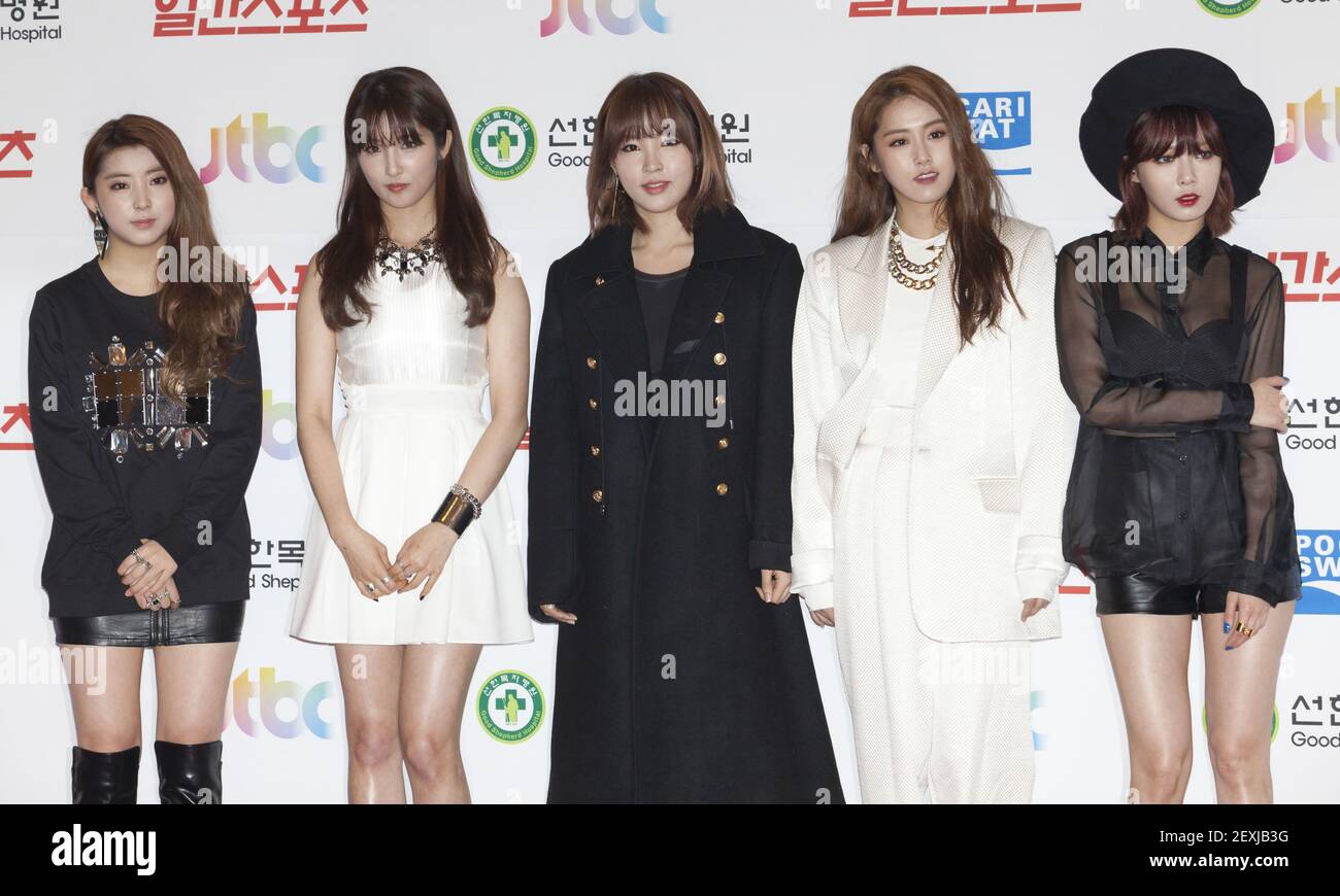 16 January 2014 - Seoul, South Korea : South Korean K-Pop girl group ...