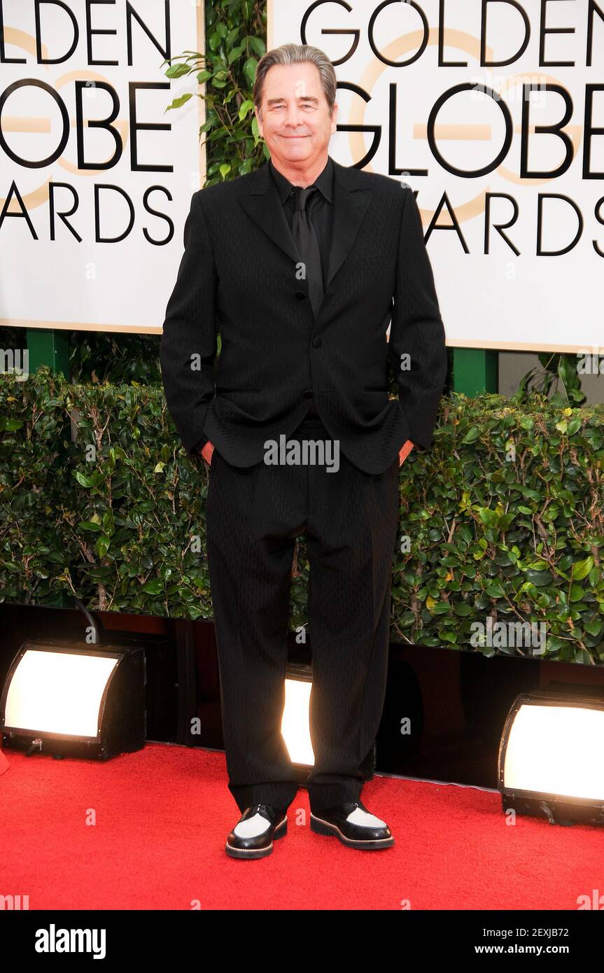 Actor Beau Bridges arrives at the 71st Annual Golden Globe Awards held ...
