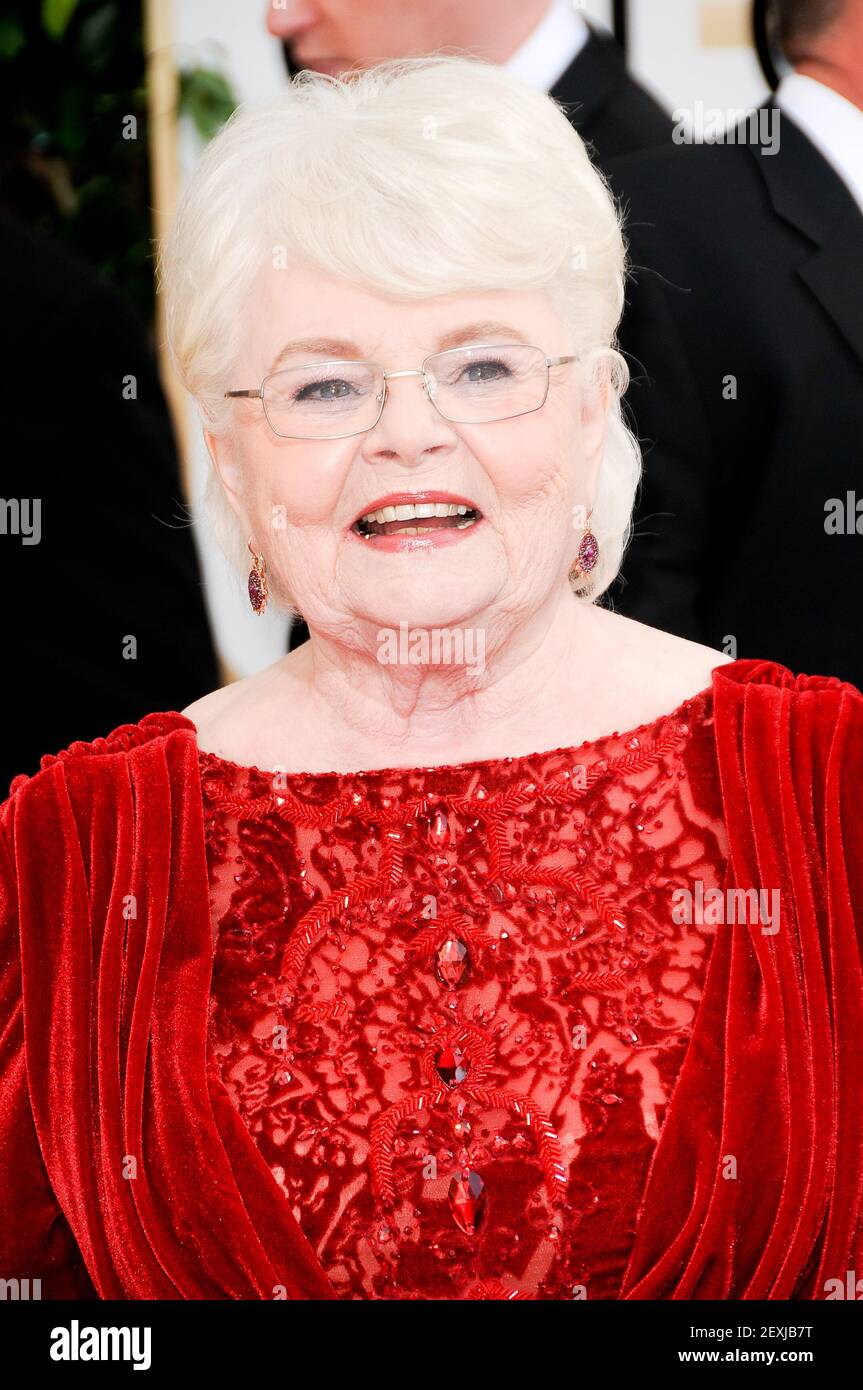 Actress June Squibb arrives at the 71st Annual Golden Globe Awards held ...