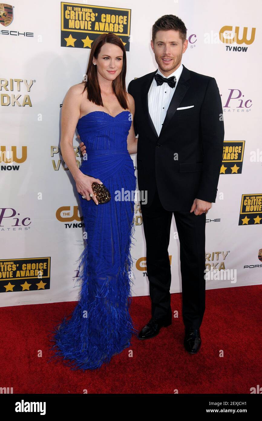 16 January 2014 - Santa Monica, California - Danneel Ackles, Jensen ...