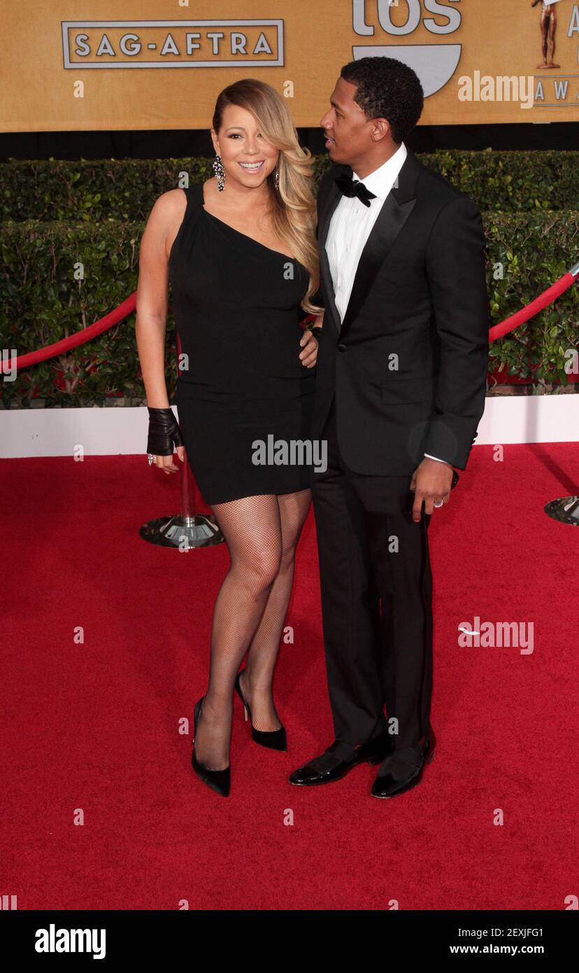 Singer Mariah Carey attends the 20th Annual Screen Actors Guild Awards ...