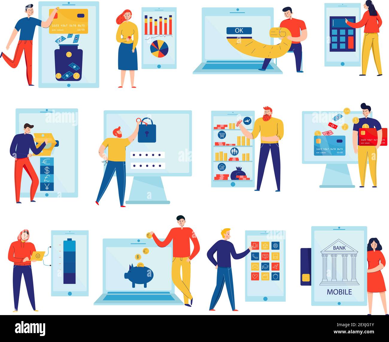 Checking accounts Stock Vector Images - Alamy