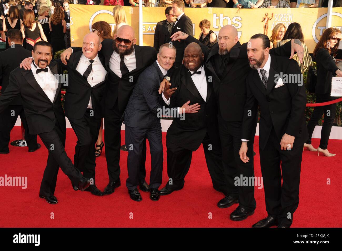 (L-R) Steven Michael Quezada, Dean Norris, Tait Fletcher, Michael Bowen ...