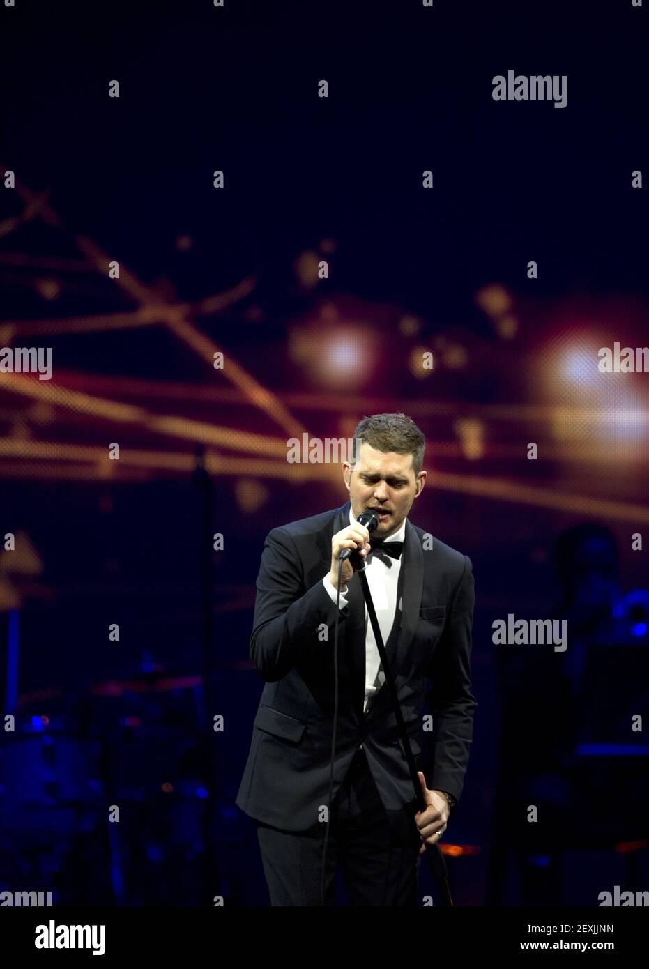 Canadian singer Michael Buble performs during the To Be Loved Tour in ...