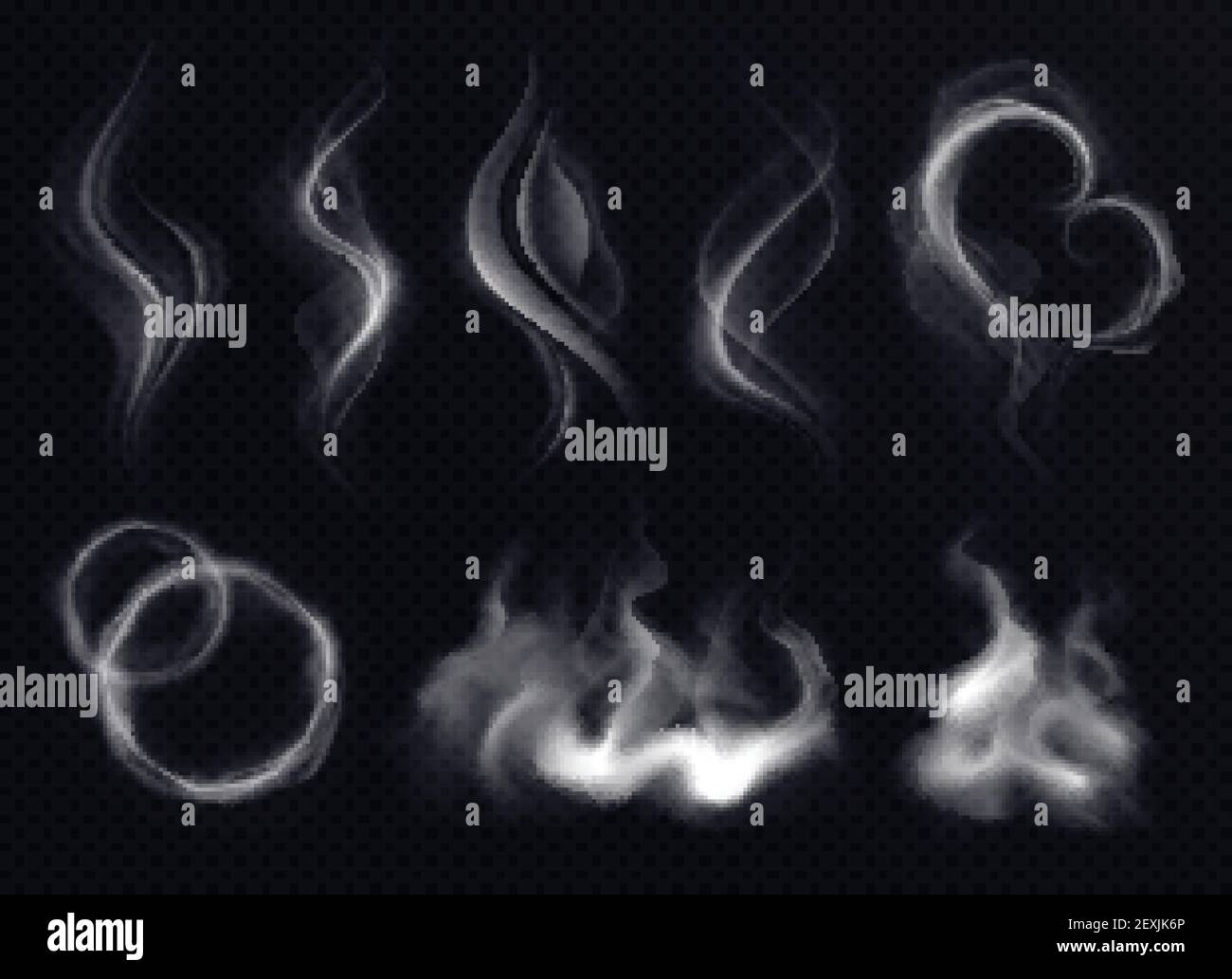 Black And White Smoke Rings