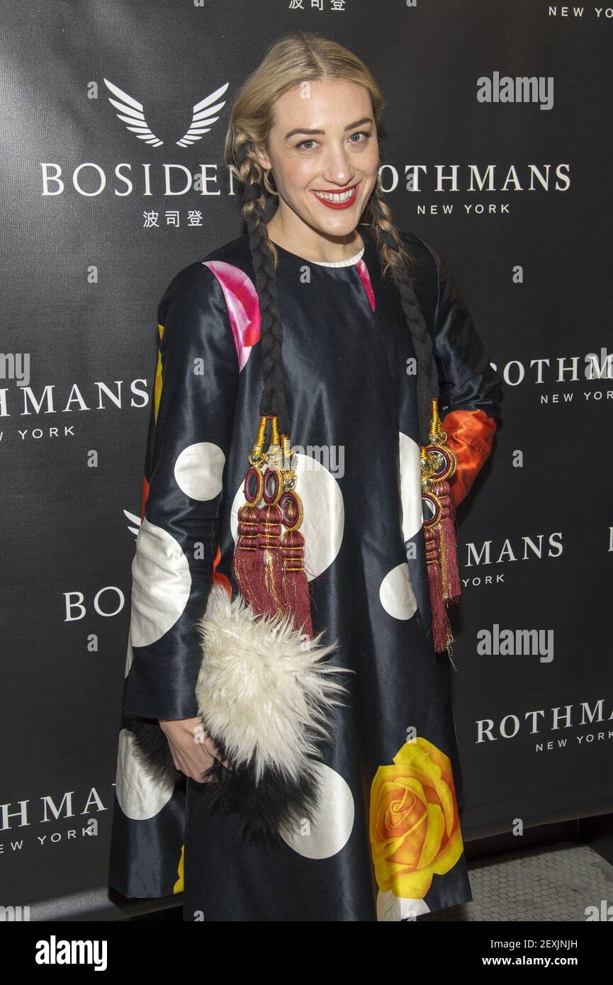 Mia Moretti attends the Bosideng Pop-Up Shop Launch Event at Rothman's ...