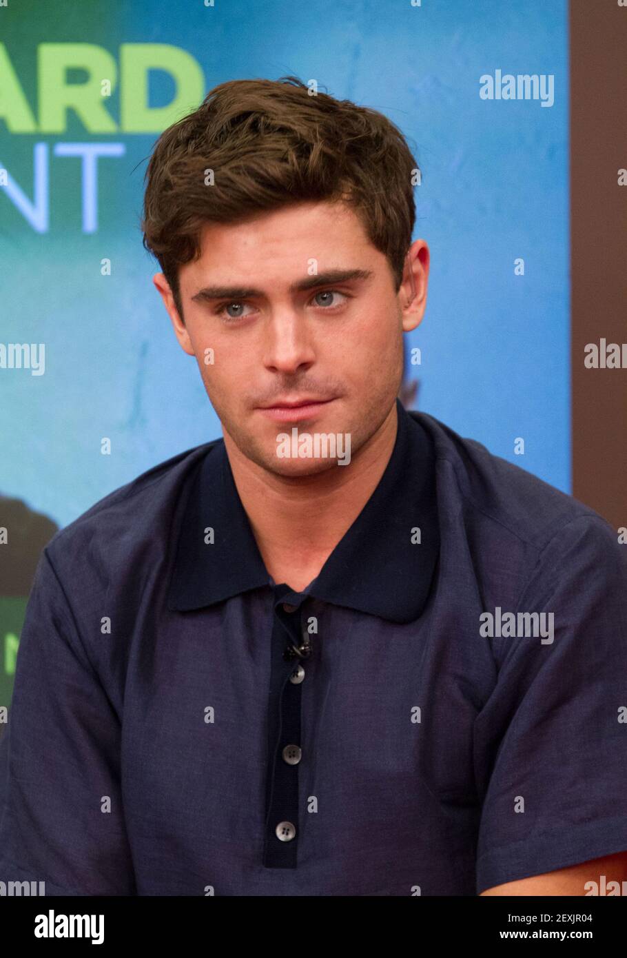 Zac Efron is seen on the set of Univision's 'Despierta America' to ...