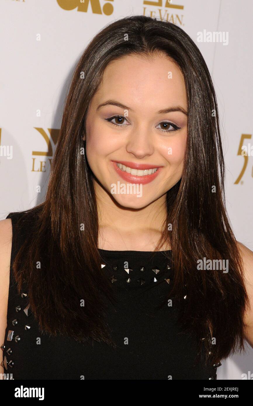 24 January 2014 - Hollywood, California - Hayley Orrantia. OK! Magazine ...