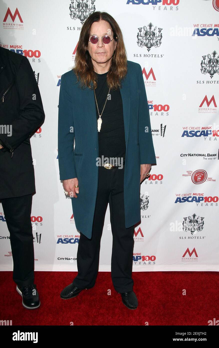 Ozzy Osbourne attend the ASCAP 2014 Grammy Nominee Brunch at The SLS ...