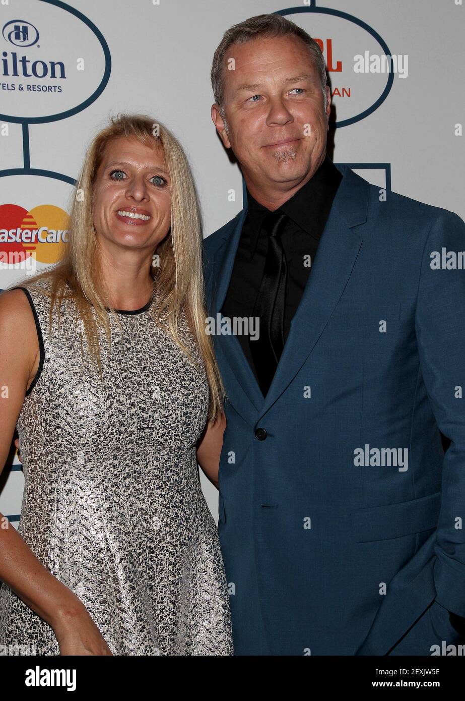 James hetfield and francesca hetfield hi-res stock photography and ...