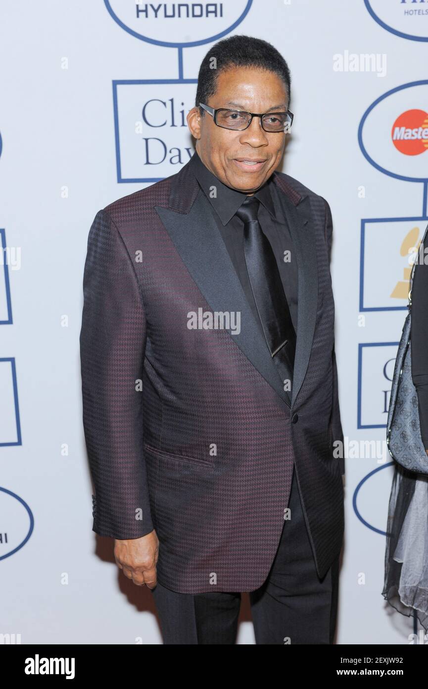 Musician Herbie Hancock arrives at the 2014 Clive Davis Annual Gala ...