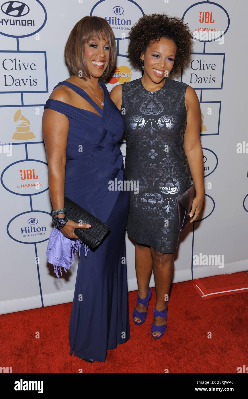 TV Host Gale Sayers arrives at the 2014 Clive Davis Annual Gala held at ...