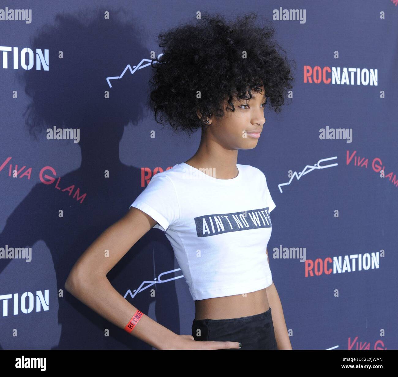 Actress Willow Smith arrives at the Roc Nation Pre-Grammy Brunch in ...
