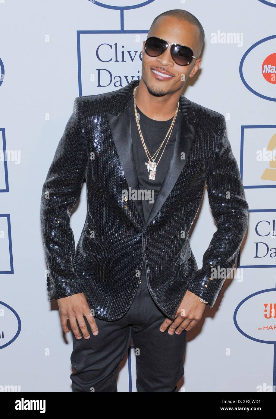 Rapper T.I. arrives at the 2014 Clive Davis Annual Gala held at the Beverly Hilton Hotel in ...