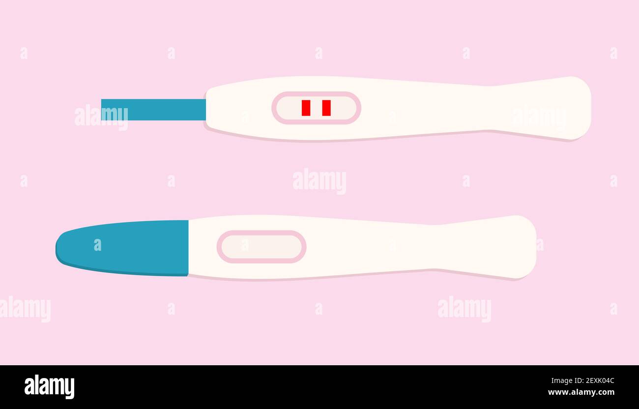 Home pregnancy tests Stock Vector Images - Alamy