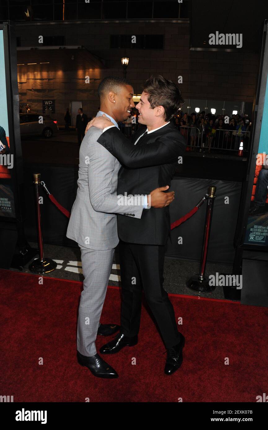 L-R: Michael B. Jordan, Zac Efron attends That Awkward Moment Los ...