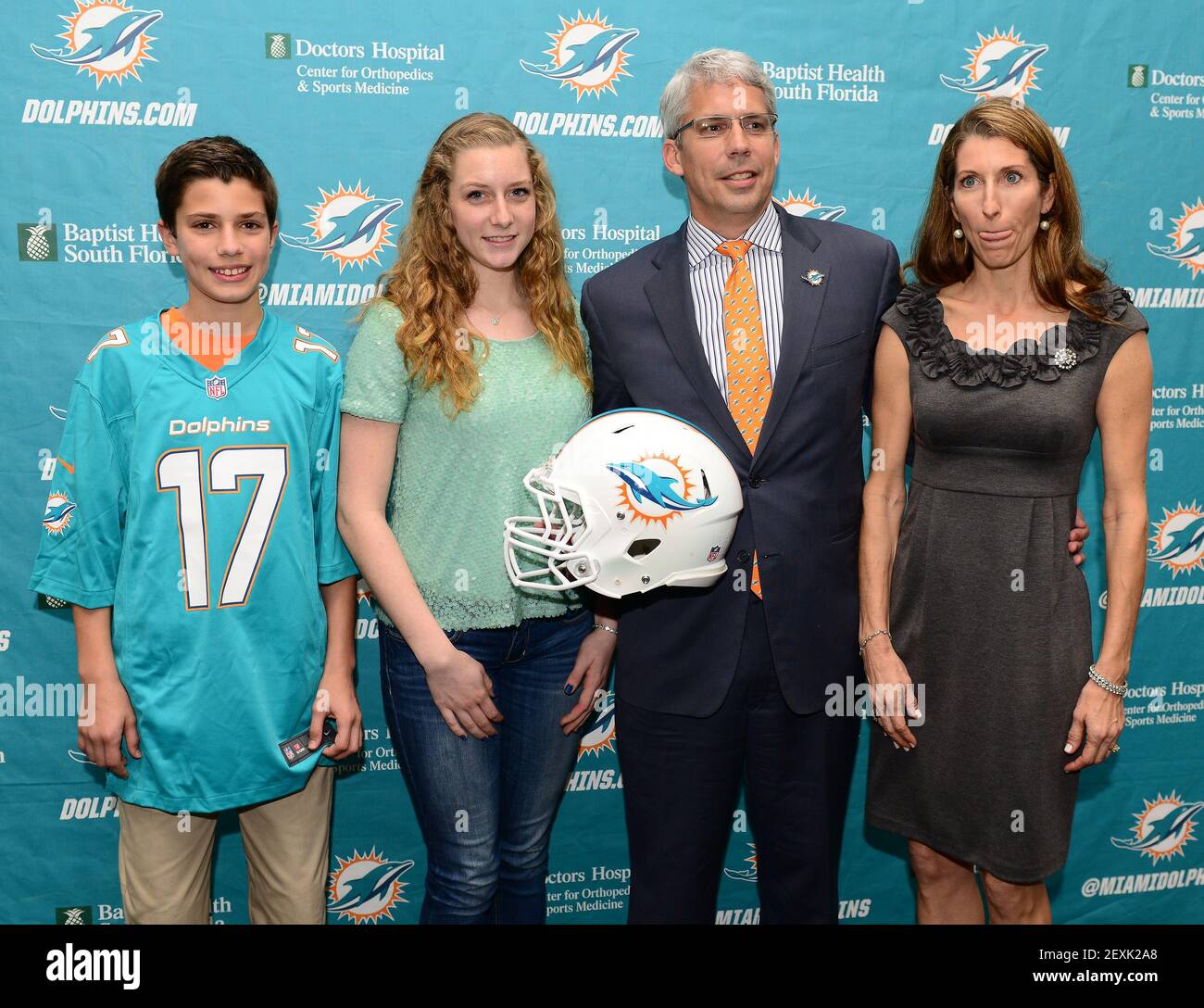 The Miami Dolphins introduce new general manager Dennis Hickey, joined ...