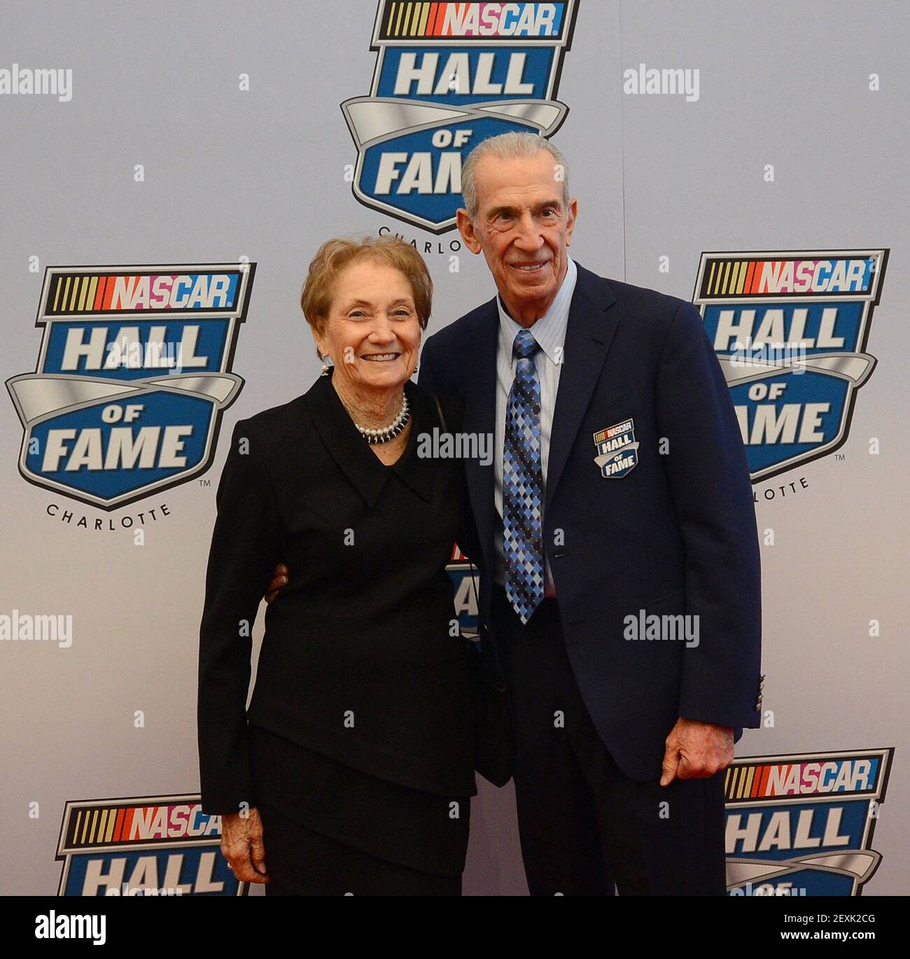 NASCAR Hall of Fame member Ned Jarrett, right, and his wife Martha ...