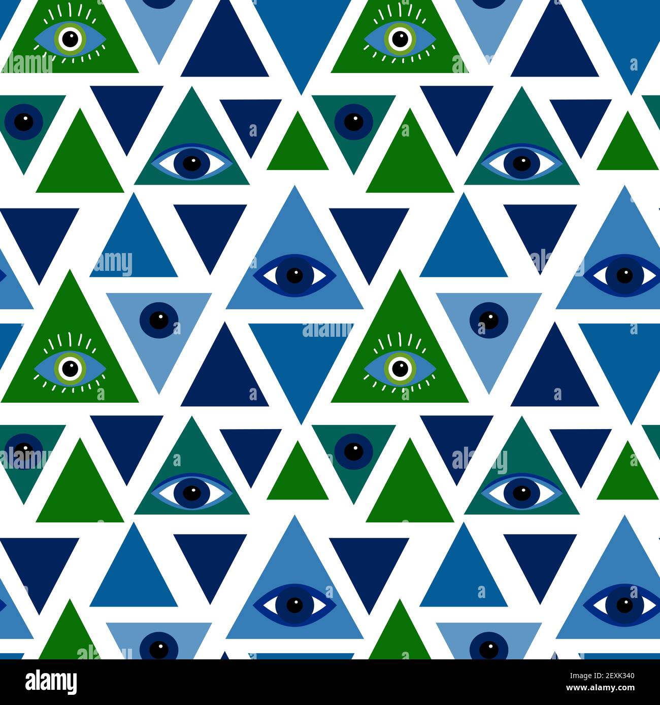 Eyes in the Matisse style and and triangles Stock Vector Image & Art ...