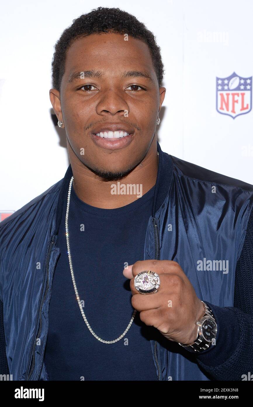 Baltimore Ravens Running Back Ray Rice attends the 3rd Annual NFL ...