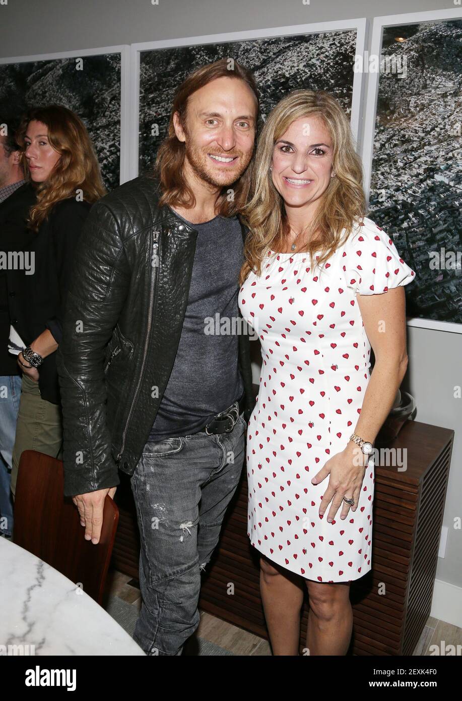 Producer and DJ Pierre David Guetta and former Spanish tennis player ...