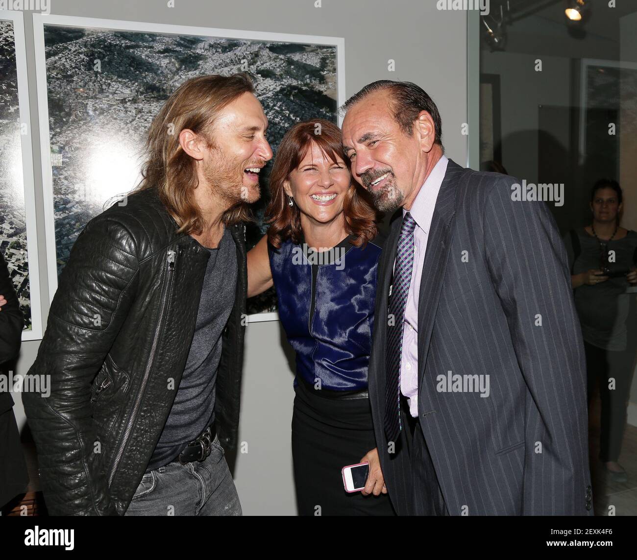 Producer and DJ Pierre David Guetta, Sonia Figueroa and Jorge Perez are ...