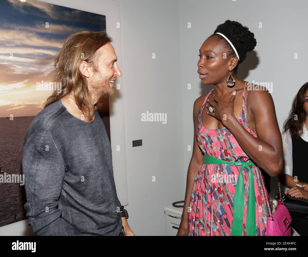 Producer and DJ Pierre David Guetta and professional tennis player ...