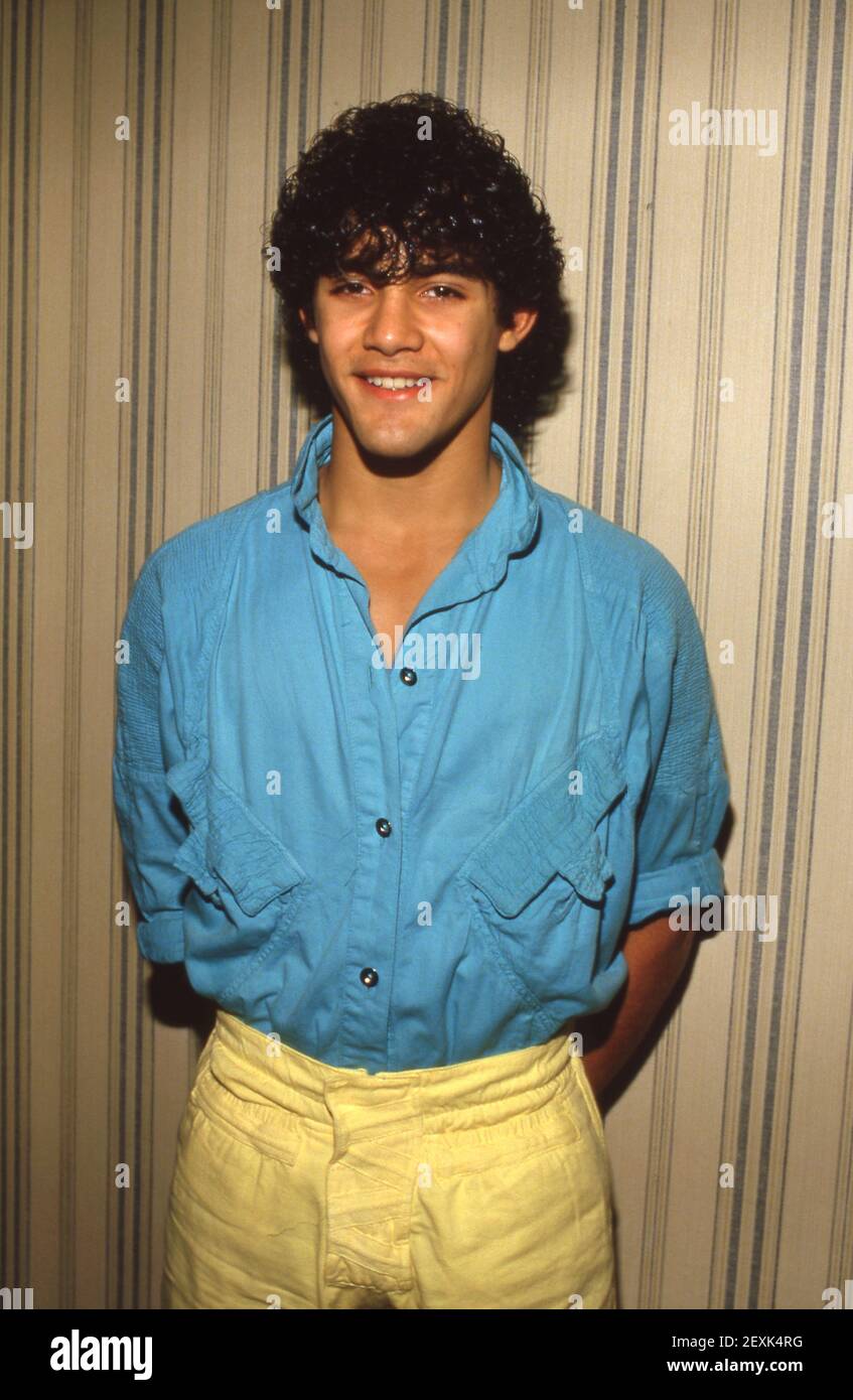 Charlie Rivera of Menudo at the Century Plaza Hotel, Los Angeles ...