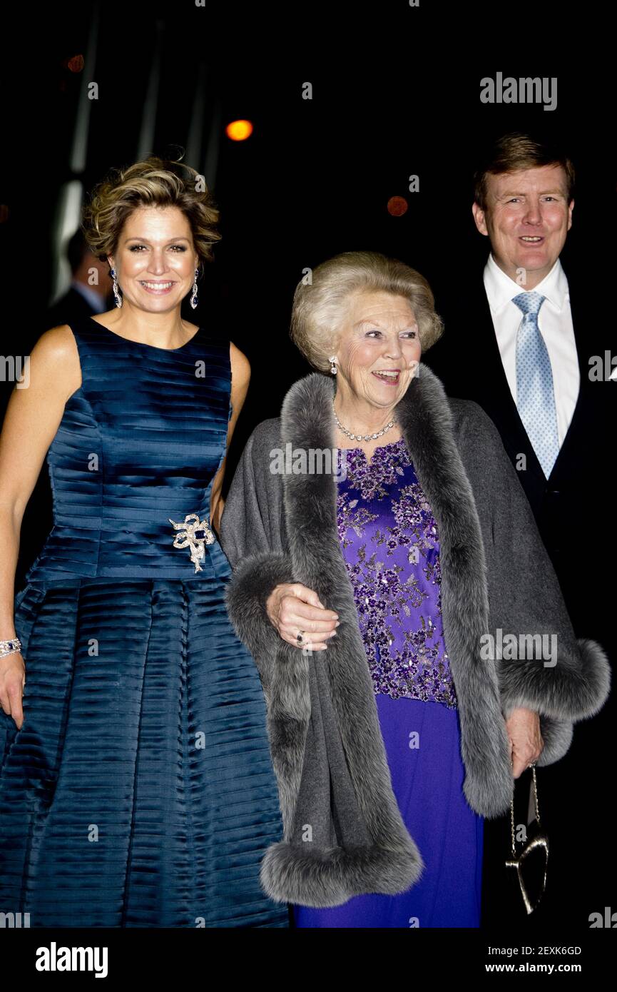 1-2-2014 ROTTERDAM NETHERLANDS King willem alexander and queen maxima ...