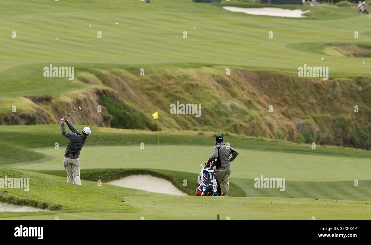 PGA pro Bobby Gates on the 9th hole during a practice round for the AT ...