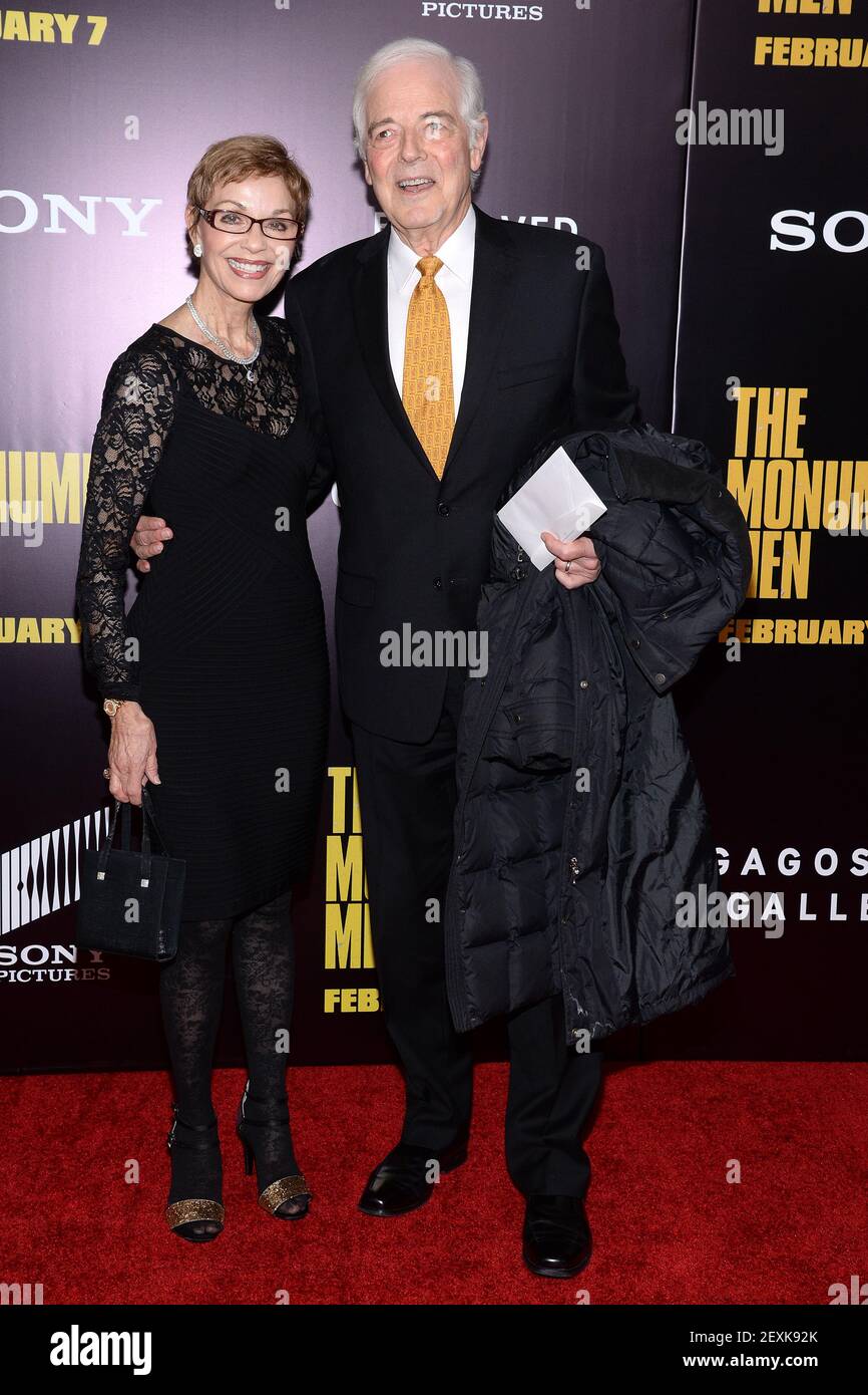 (L-R) Nina Bruce Warren and Nick Clooney attend the World Premiere of ...